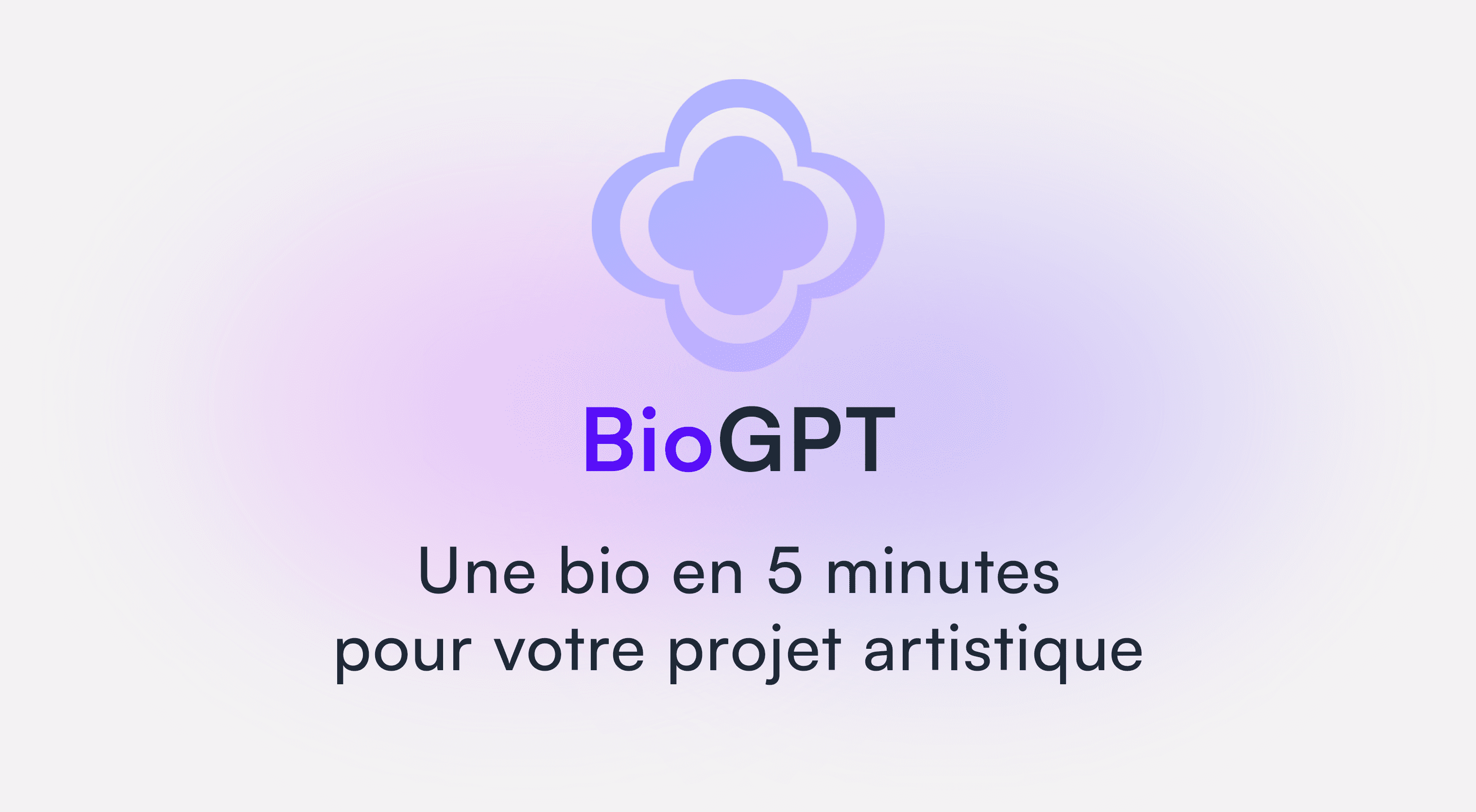 BioGPT - Votre bio en 5 minutes